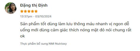 Gói lẻ 70k - NMI NUTRIOXY Thực phẩm bổ sung - Chống Oxy Hóa