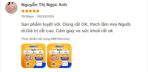 Gói lẻ 70k - NMI NUTRIOXY Thực phẩm bổ sung - Chống Oxy Hóa