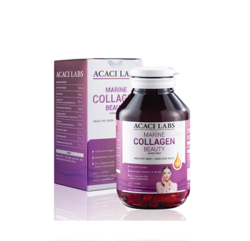 Viên uống collagen thủy phân hỗ trợ da móng tóc khỏe đẹp Acaci Labs